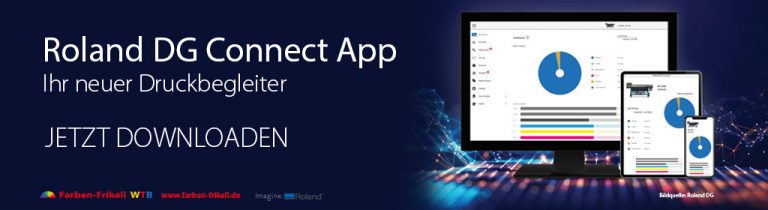 Roland DG Connect App – Ihr neuer Druckbegleiter